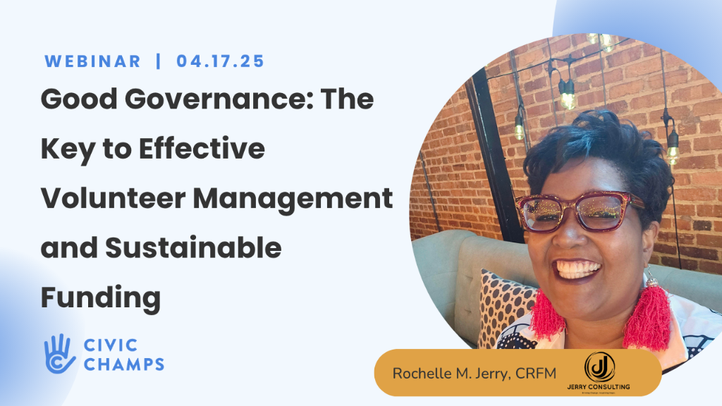 Good Governance: The Key to Effective Volunteer Management and Sustainable Funding